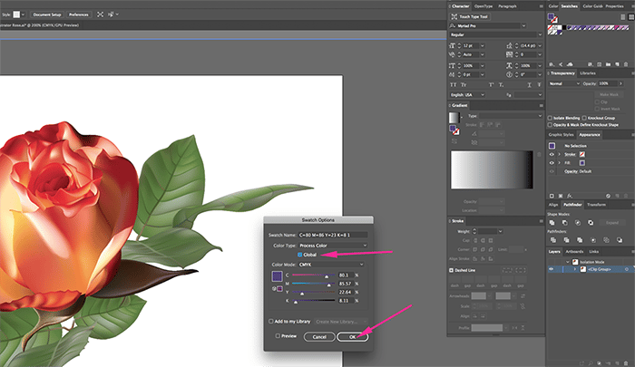 Recoloring Complex Artwork in Illustrator