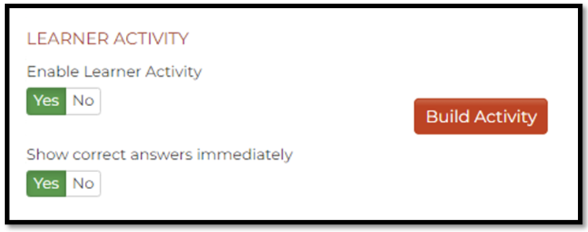 Easily Engage Learners and Track Results with Learner Activities